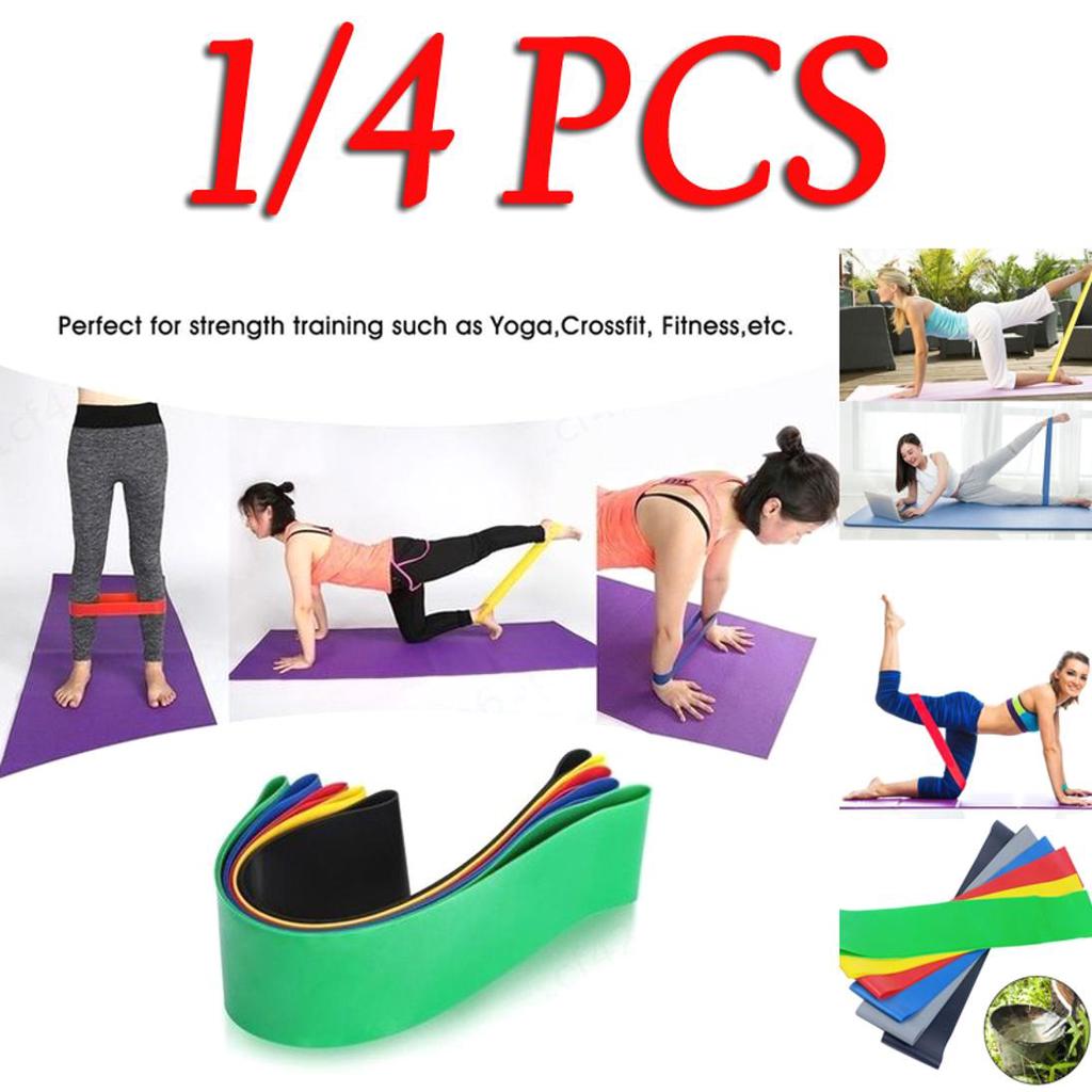 Buy Yoga Pull Ring Resistance Band Rubber Band Exercise Fitness ...