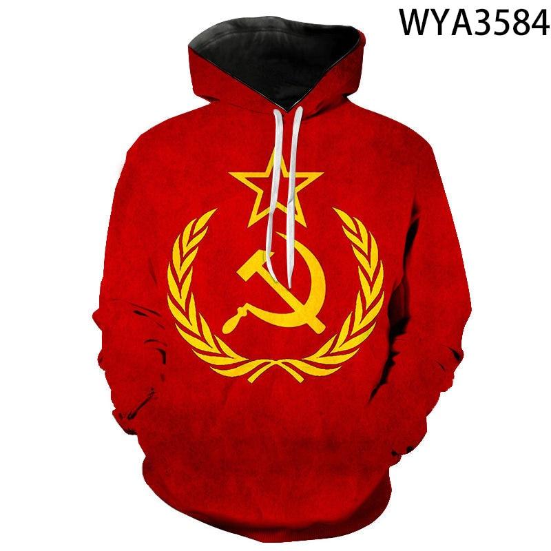 Buy CCCP Hoodies Sweatshirt 3D Printed Men Women Children Fashion Boy ...