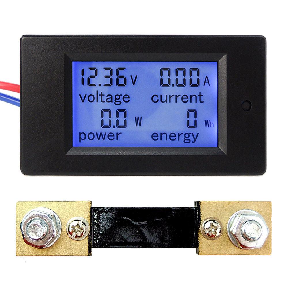LCD Panel Meter Measurement Overload Alarm Power 6.5~100V uygun fiyatlı ...
