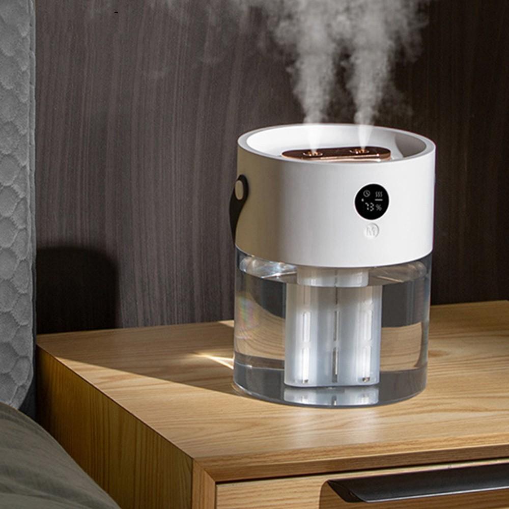 Buy Uareliffe Double Spray Wireless Humidifier OLED Screen 2L Air ...