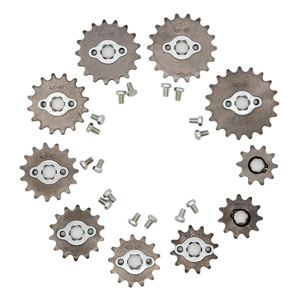 Buy 420 17mm 10T-19T Chain Front Engine Sprocket For KAYO BSE SSR SDG ...