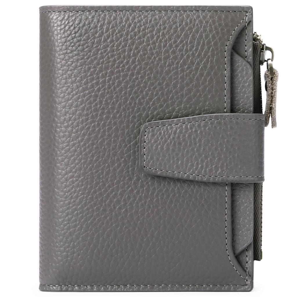 Buy Leather Women's Wallet Women's Short Student Korean Version ...