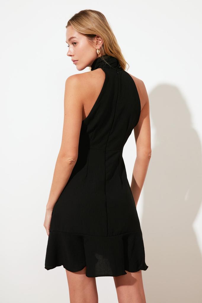 Cheap Black Halter Neck Dress TWOSS21EL1538.. | Joom