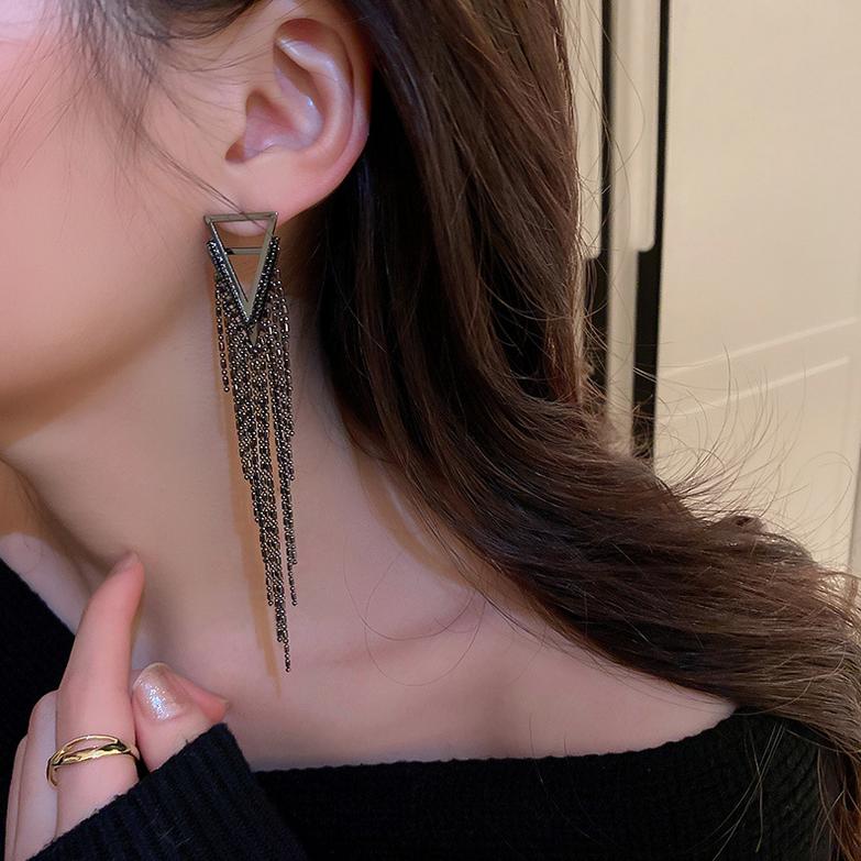 Pop retro exaggerated earrings, European and American atmospheric ...