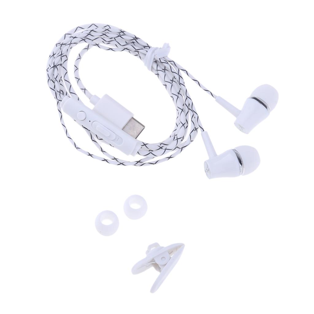 Buy USB Type C Earphone Remote Control with Mic for MI 6 LeTV MX3 MAX 2 ...