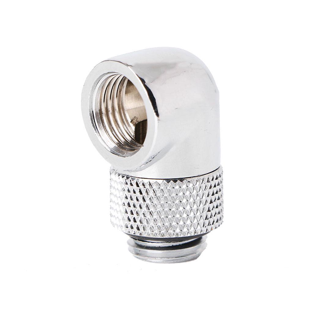 Buy Barrow G1/4" Thread Male to Female 90 Degree Angle Rotary Fitting ...