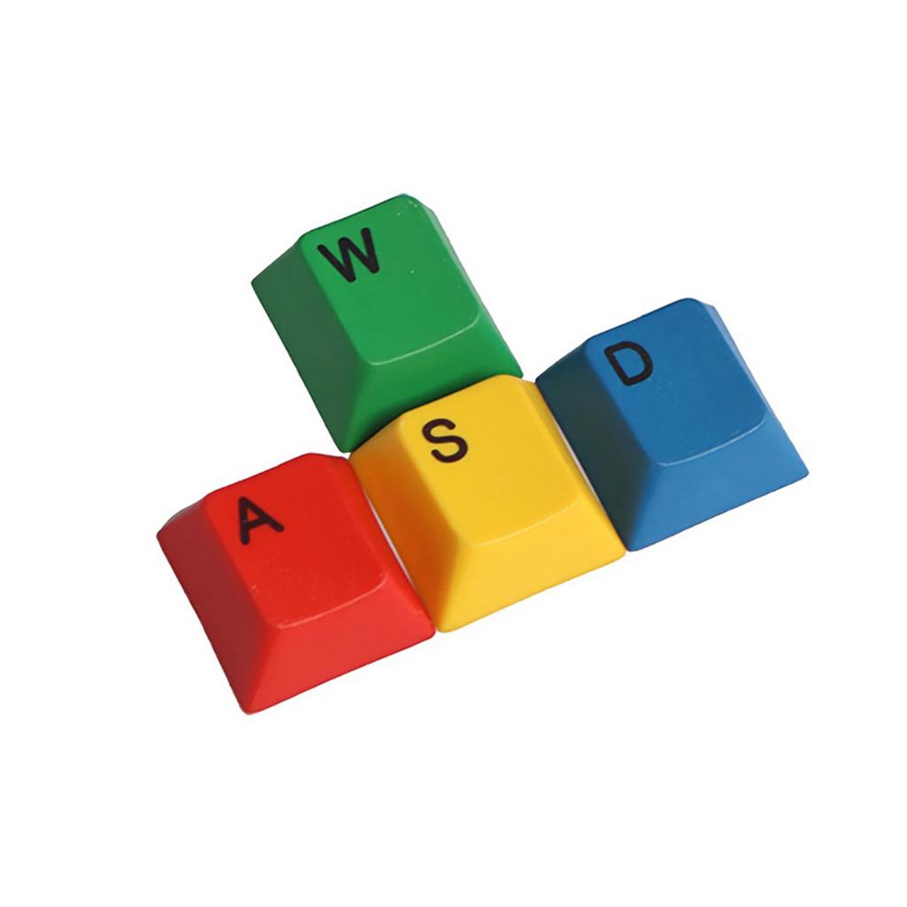 4Pcs a Set OEM Profile RGBY Color PBT Dyesub Keycaps WASD Arrow Key ...