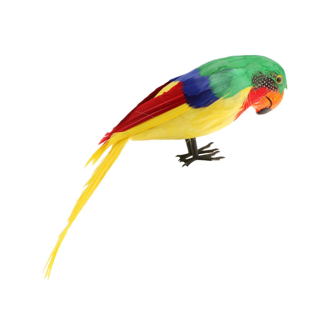 Foam Parrot Birds Ornament Carving,Photo Props,Hanging Statue Sculpture ...