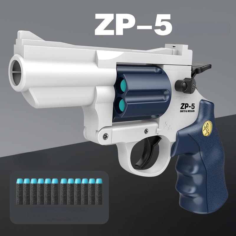 Buy Zp-5 Revolver Shell Throwing Toy Gun Can Launch Revolver Simulation ...