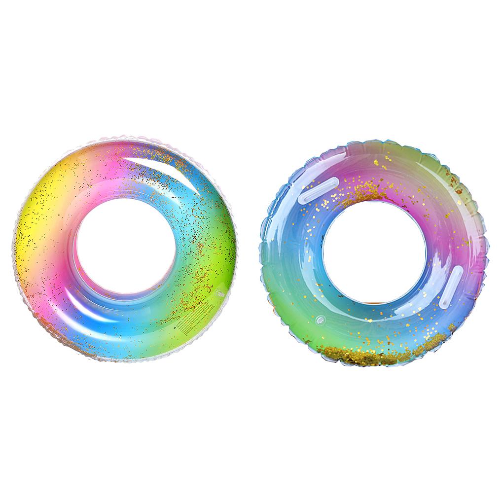 Buy Kids Swimming Tube Glitter inflatable Children Swim Ring Sparkle ...