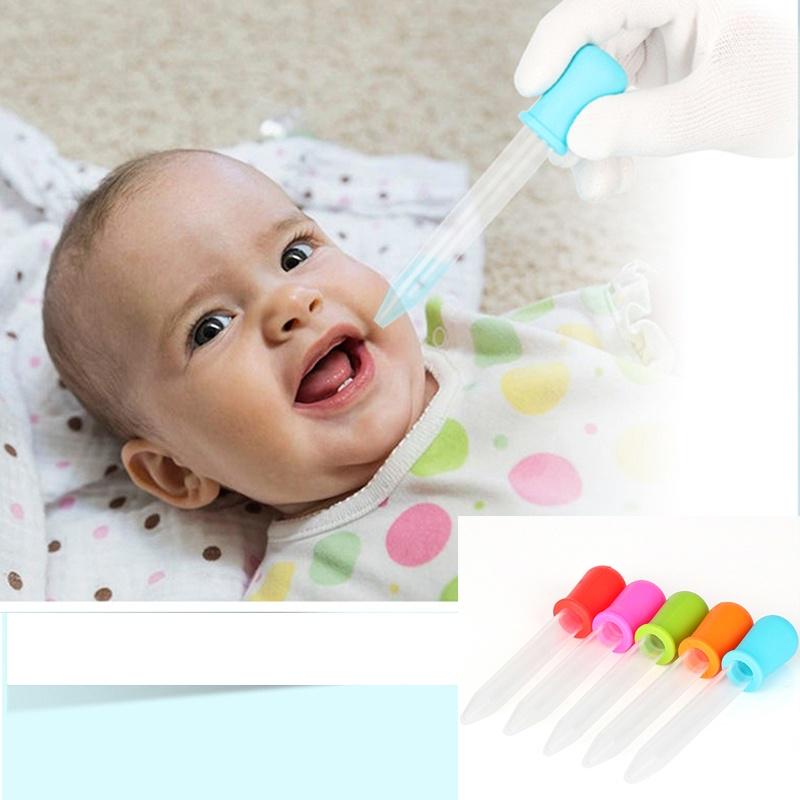 Buy Kitchenware Baby Medicine Silicone Dropper with Scale 5ML Newborn ...