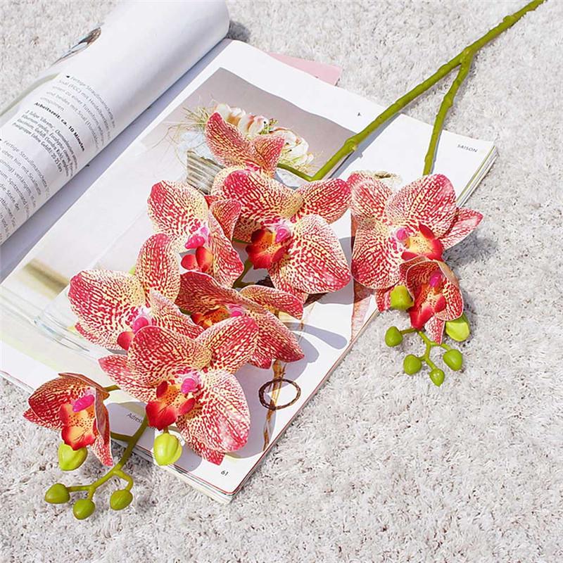 Buy Artificial Butterfly Orchid Simulation Flower Wedding Fake Flowers ...
