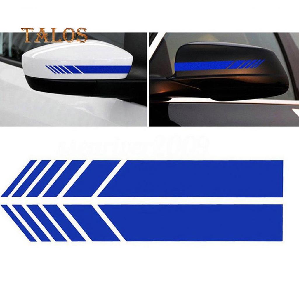 Buy Rearview Mirror Strip Stickers Car Decor Reflective PET Decal for ...