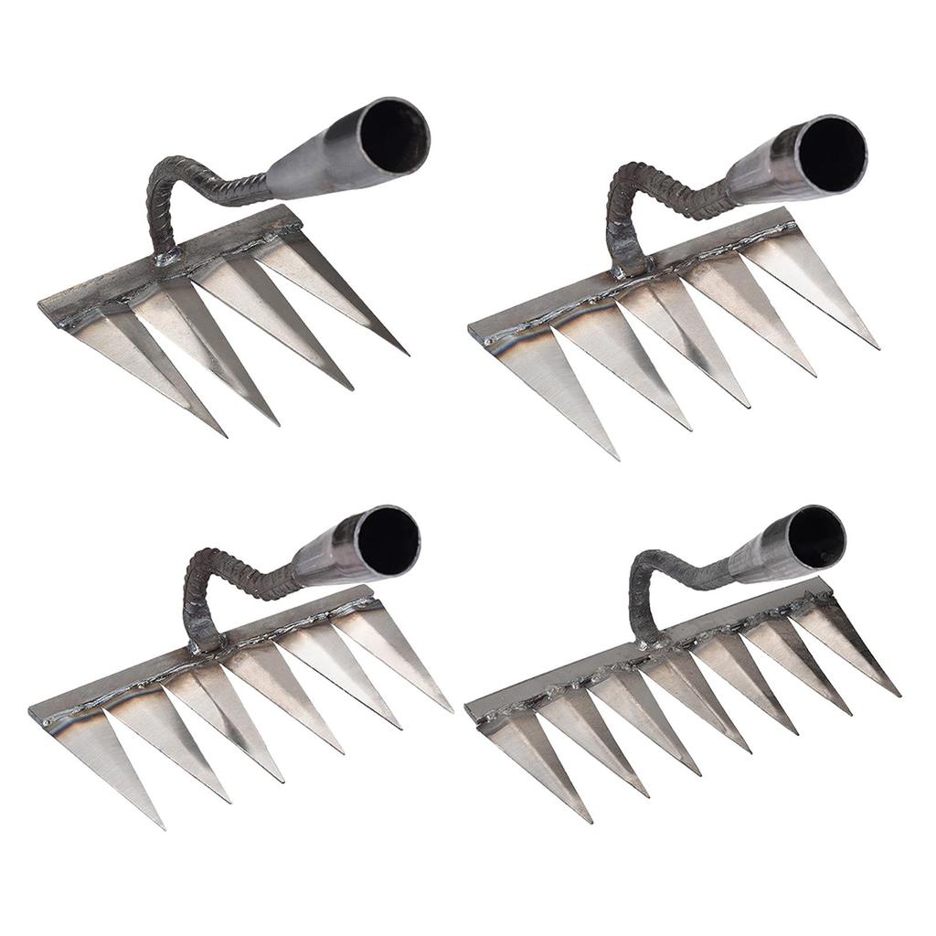 Buy Dethatcher Rake | Carbon Steel Garden Hand Rake | Metal Heavy Duty ...