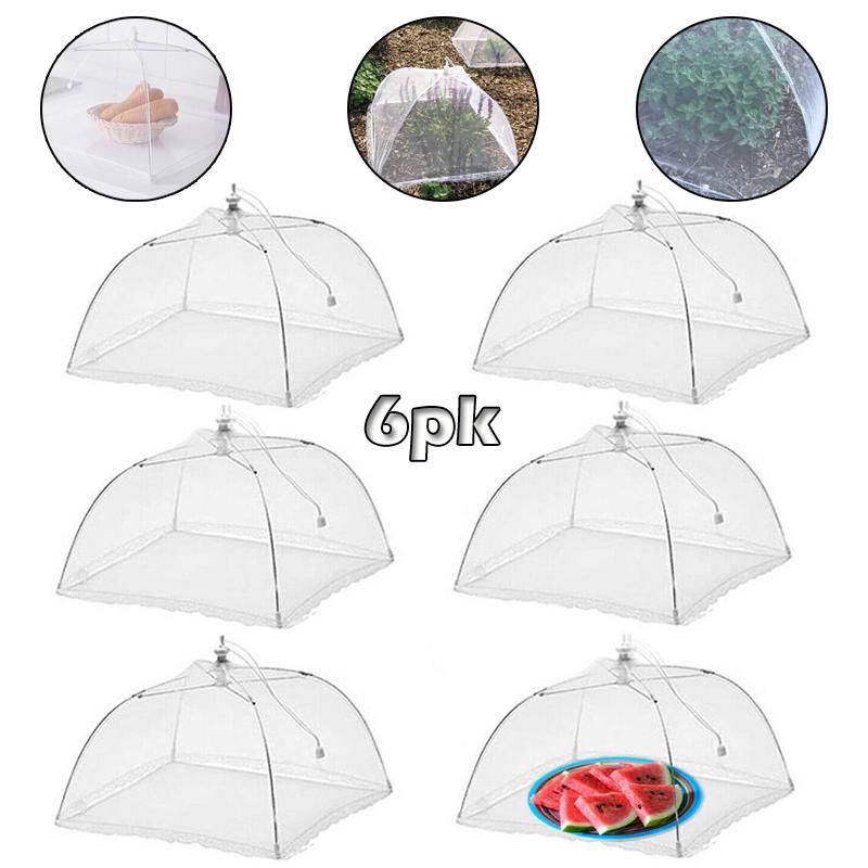 Buy Homedo 6pk Pop -Up Outdoor Food Cover Umbrella 17 ”Mesh Tent ...