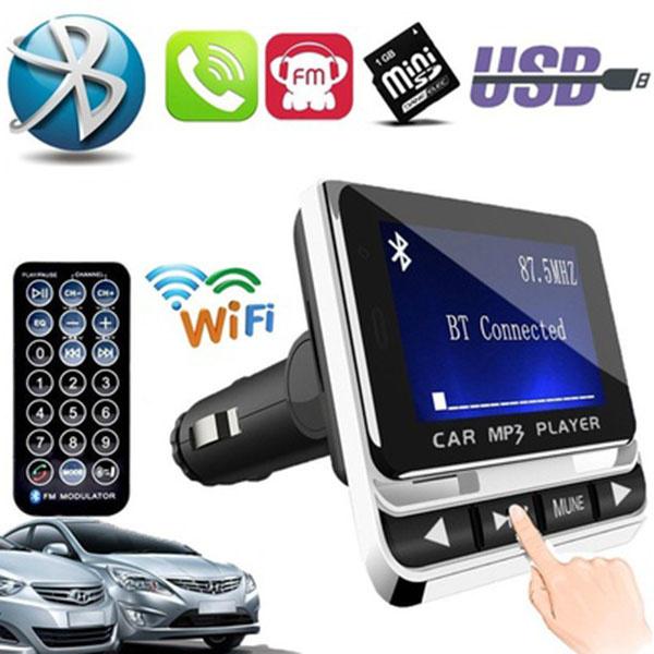 Wireless FM Transmitter Bluetooth Car MP3 Player Car Kit USB Charger ...