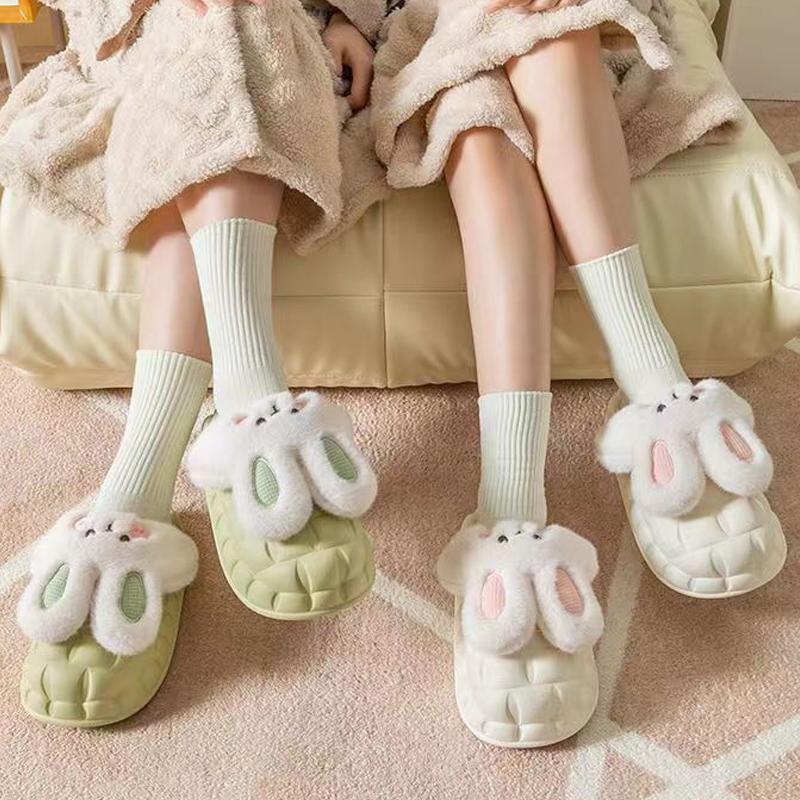 Buy Autumn and Winter Cotton Slippers, Plush, Warm and Fecal Feeling ...