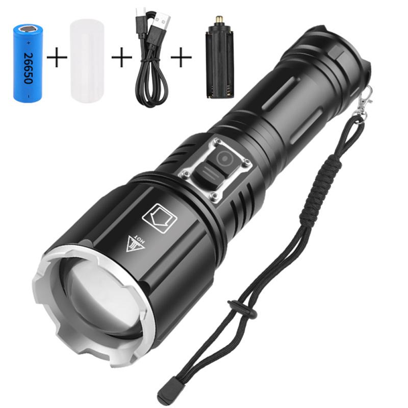Satın alın Xhp160 Mini Flashlight Type-c Usb Rechargeable High ...