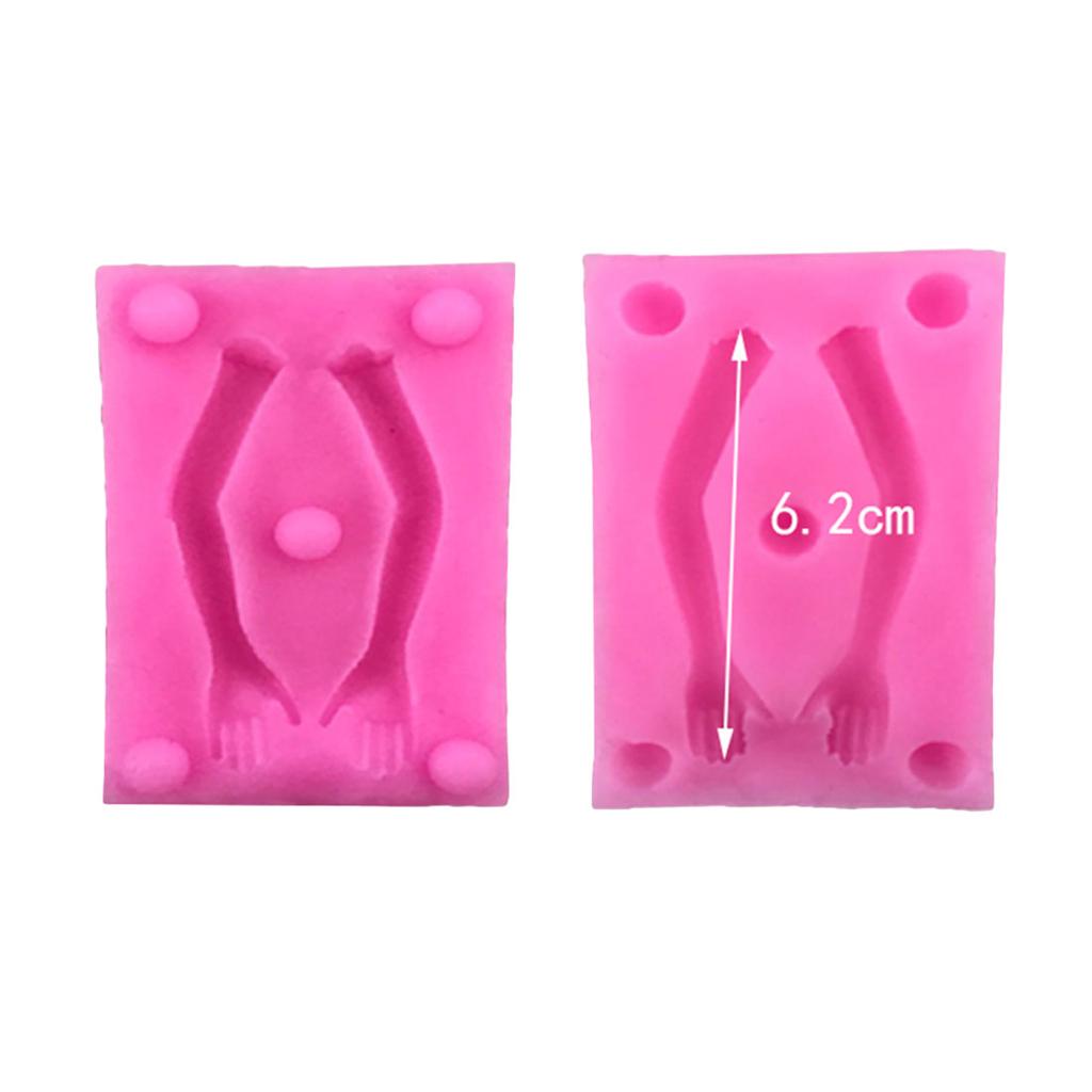 Buy Sugar Fondant Moulds 3D People Shaped Cake Figure Mold Human Body ...
