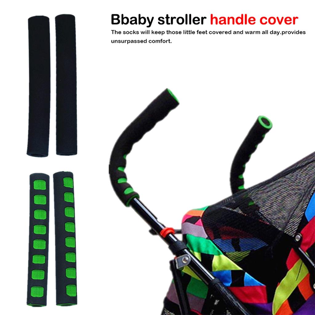 Buy 2Pcs/Set Stroller Handle Cover Protector Baby Stroller Eva Foam ...