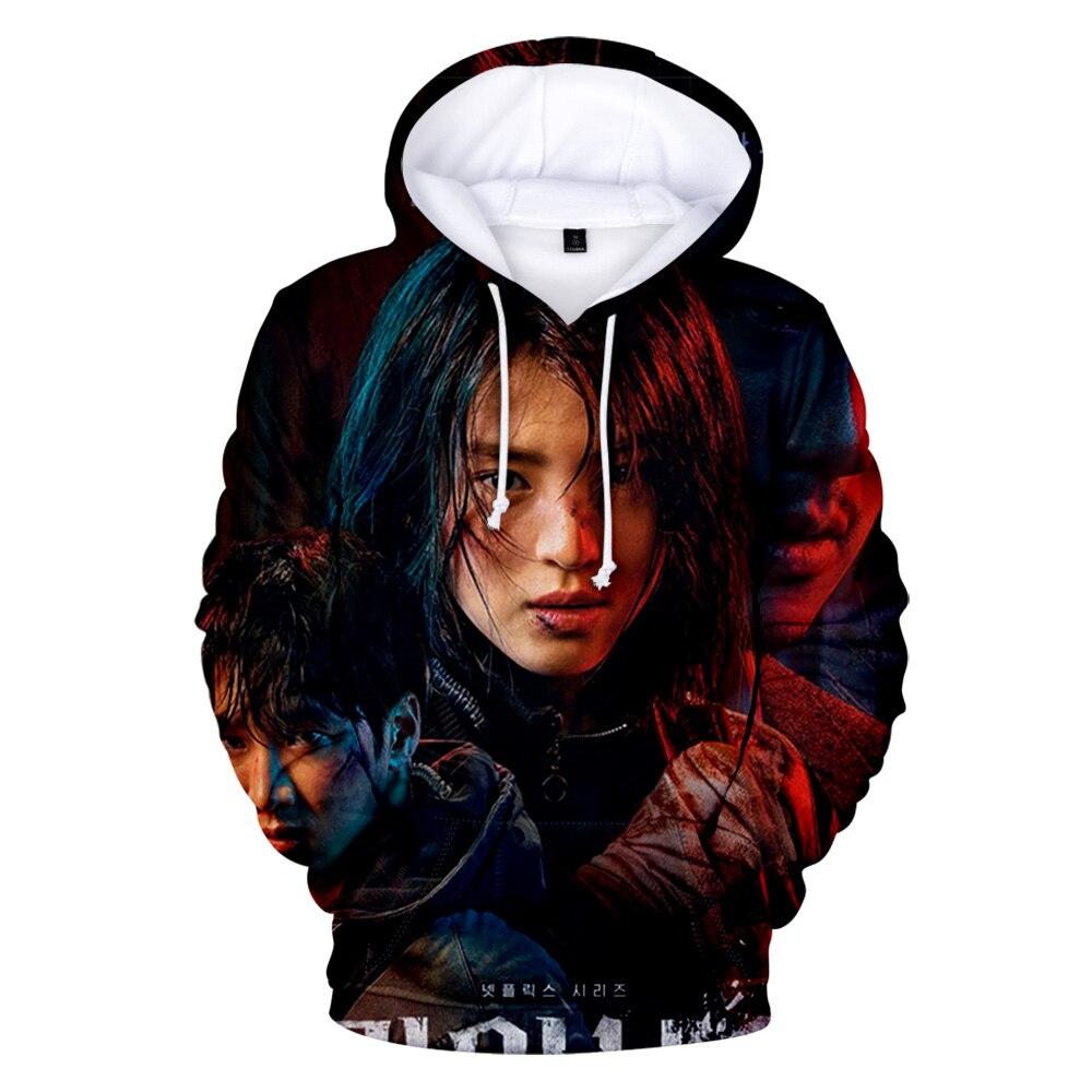 💰Koop 2022 Korean Drama Hits My Name 3d Printing Hoodie Merch Hoodie ...