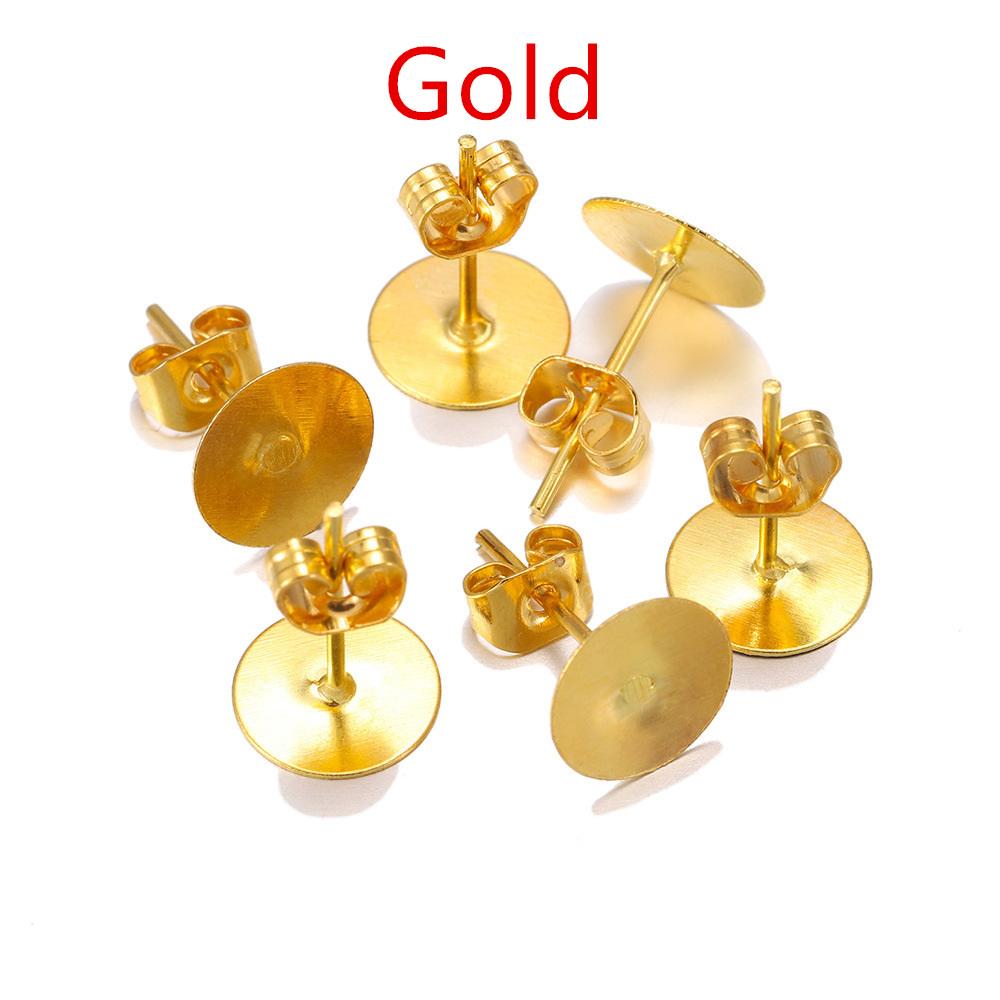 Cheap 100pcs/lot Stainless Steel Blank Post Earring Studs Base Pins ...