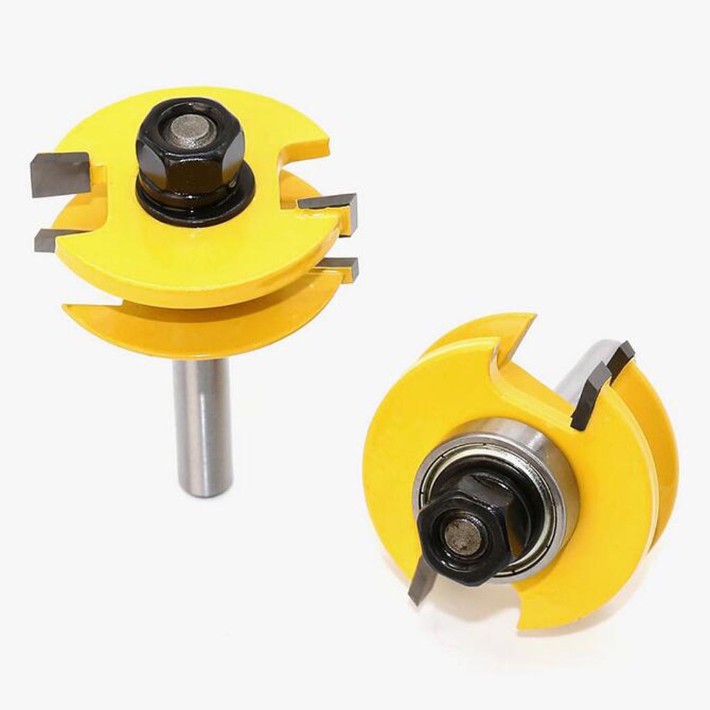 Buy 2pcs 8mm Shank High Quality Raised Panel Cabinet Door Router Bit ...