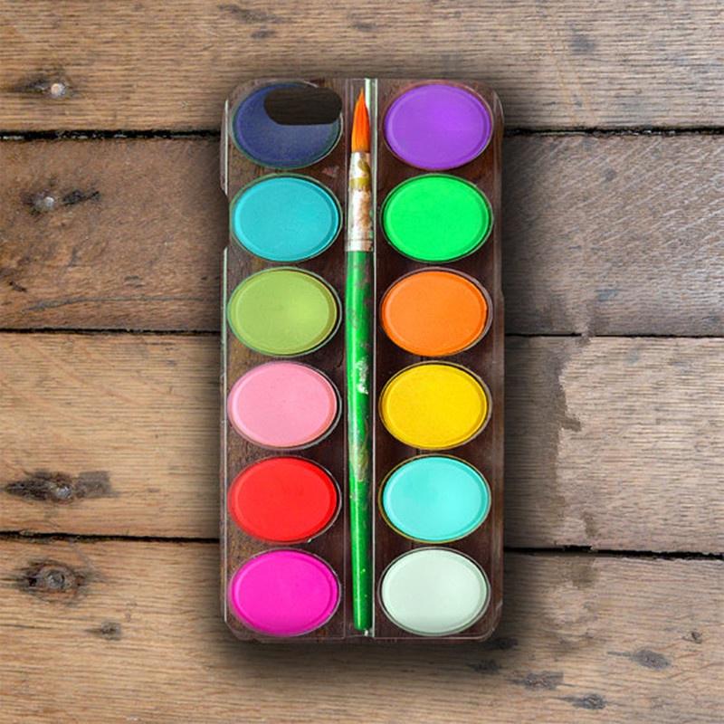 Artist 'S Palette Phone Case ,Rainbow Watercolor Palette Iphone Cover ...
