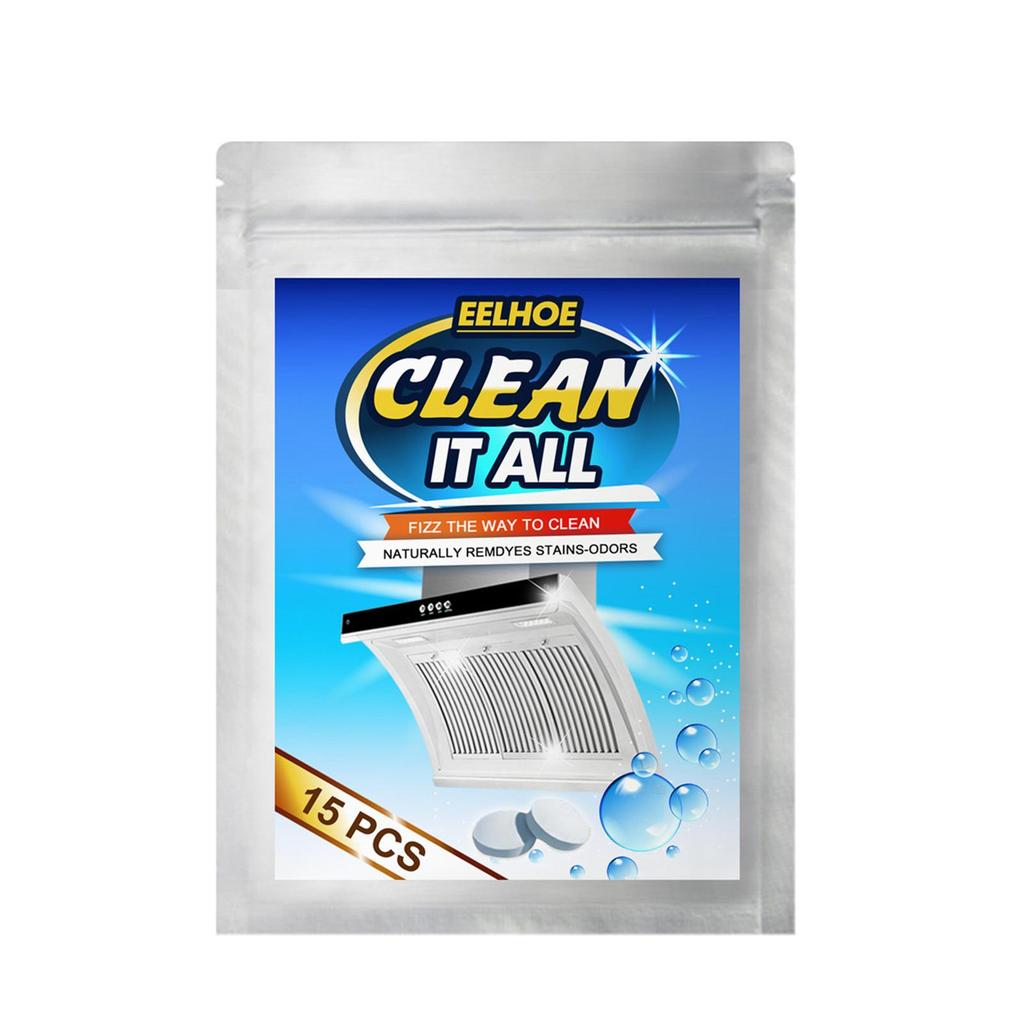 Buy 15Pcs Decontamination Tablet Powerful Kitchen Grease Cleaner at ...