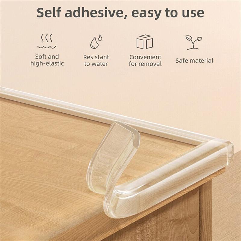 Satın alın SelfAdhesive Table Edge Guard Desk Bumper Furniture Corner ...
