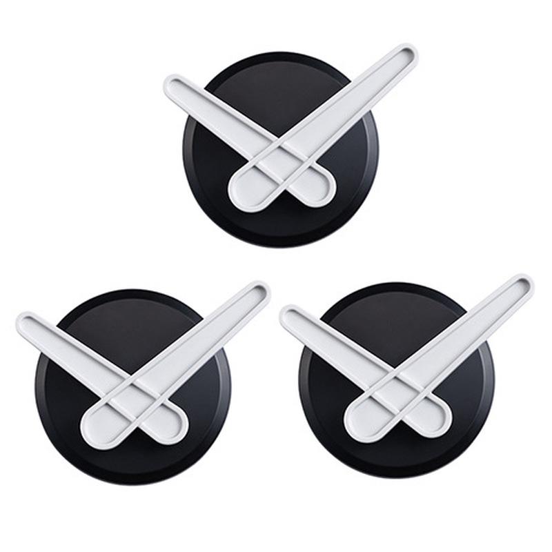 Buy 3 Pieces/set Cartoon Clock Hook Nail-free Traceless Adhesive Hook ...