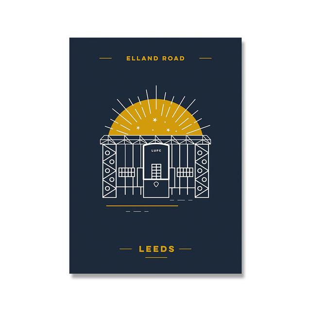 England Leeds Posters Oakwood Clock Football Club Parkinson Building ...