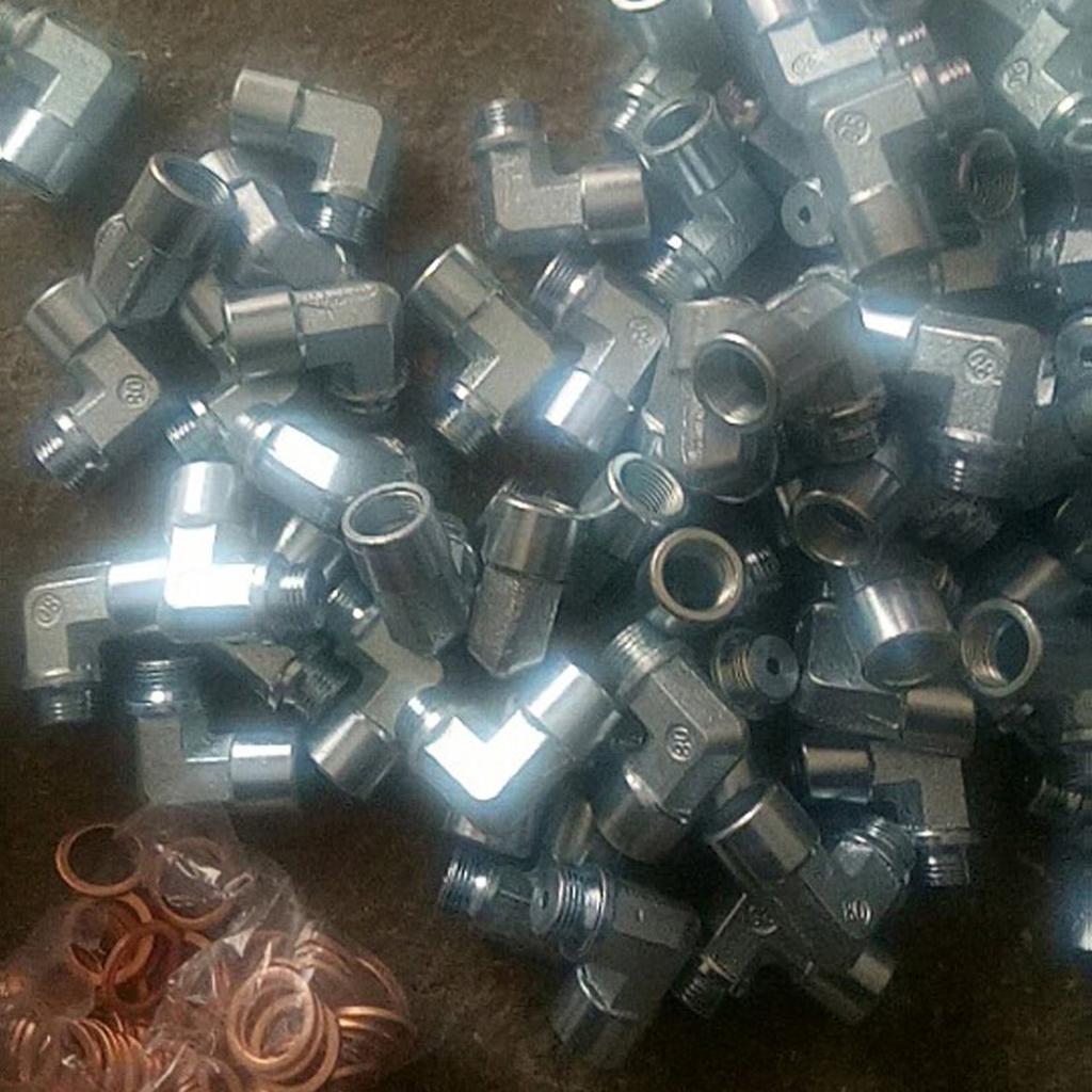 Buy M18X1.5 O2 Oxygen Sensor Angled Extender Spacer 90 Degrees 02 Bung ...