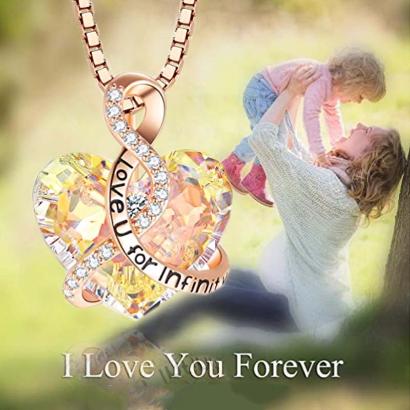 Cheap Fashion Exquisite Ladies Heart Necklace Elegant Luxury Crystal ...