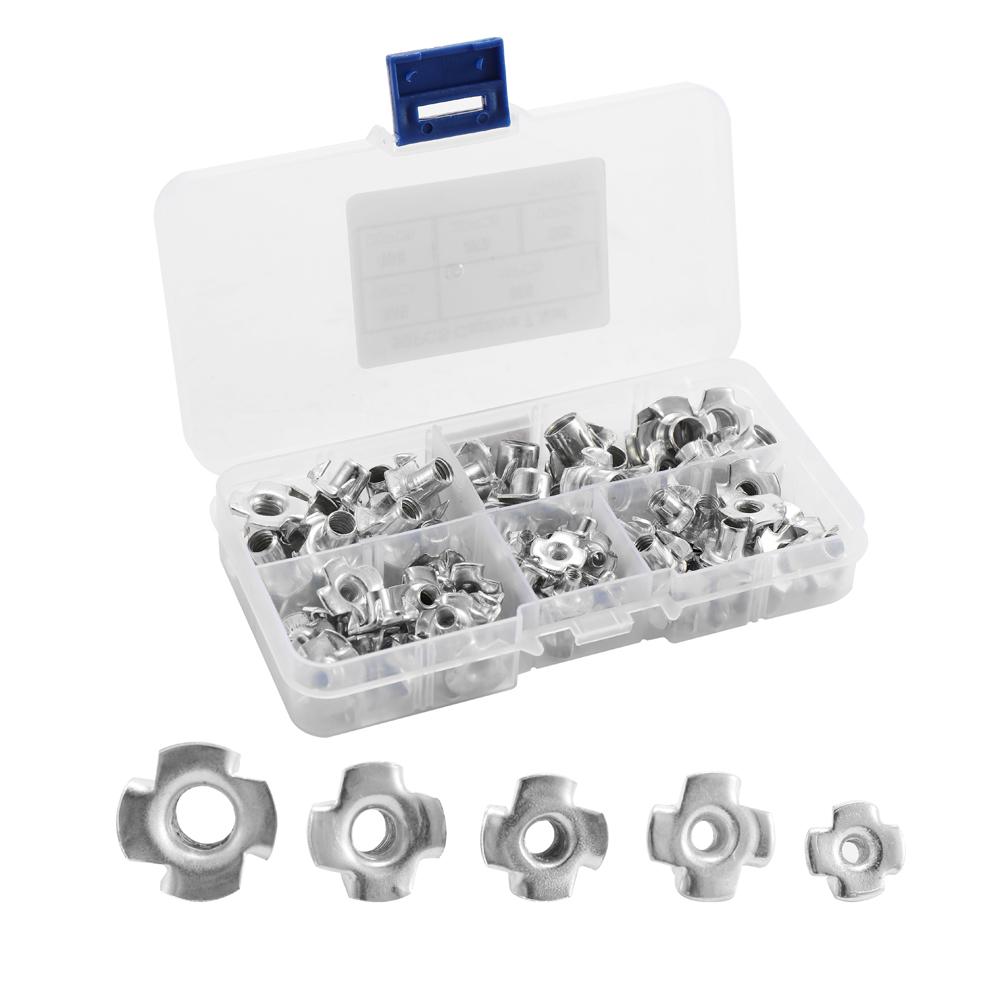 Multifunctional 90PCS Captive T Nut Socket Screws Kits Assortment With ...