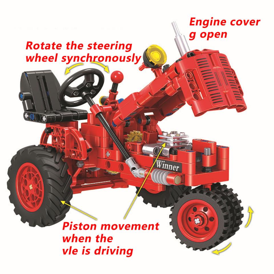 Buy City Technic Farm Tractor City Model Building Blocks Educational ...