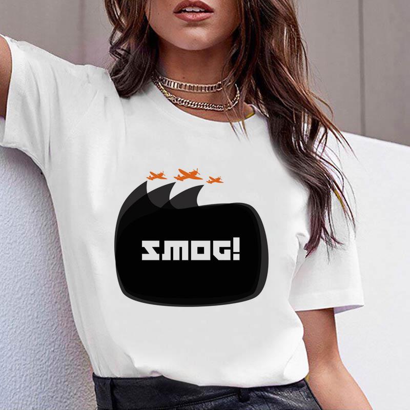 Buy Fashion Printed Tshirt Women Trend Style O-Neck Short Sleeve Tops ...