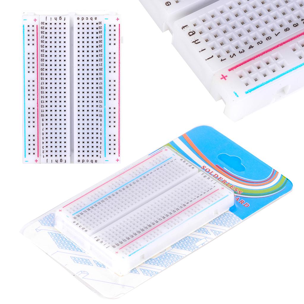 Buy Mini Breadboard Bread Board 400 Contacts Available DIY PCB Test ...