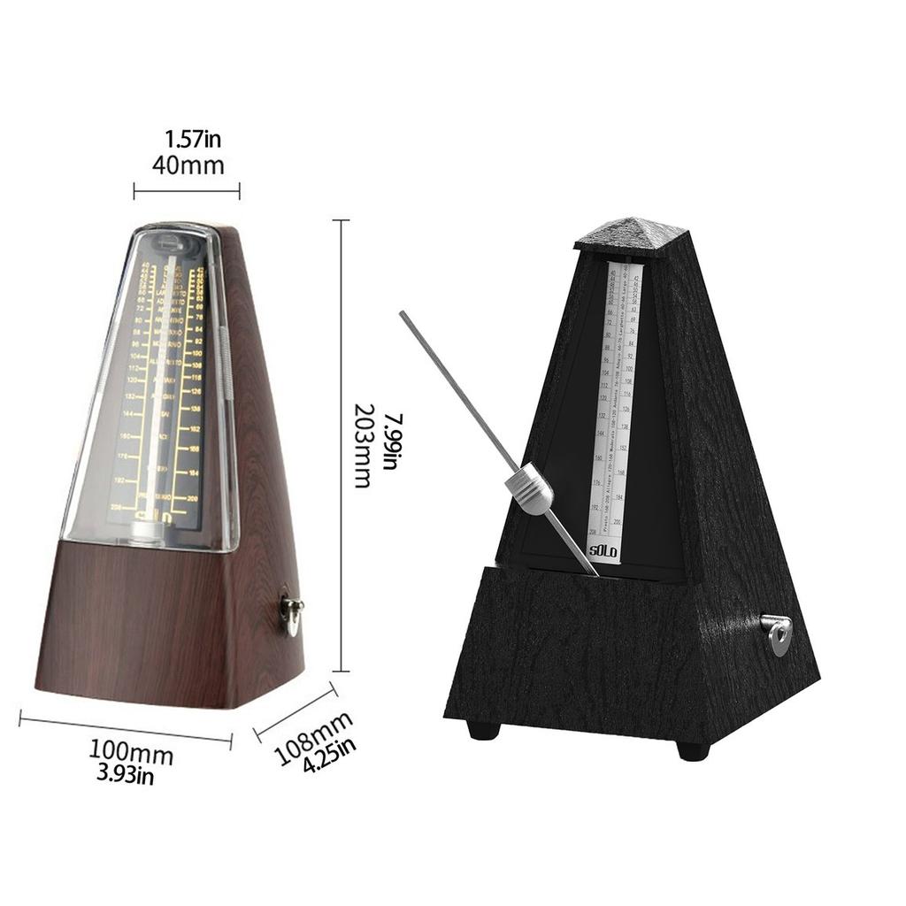 Buy CCVV Traditional Wind Up Mechanical Metronome Universal Guitar ...