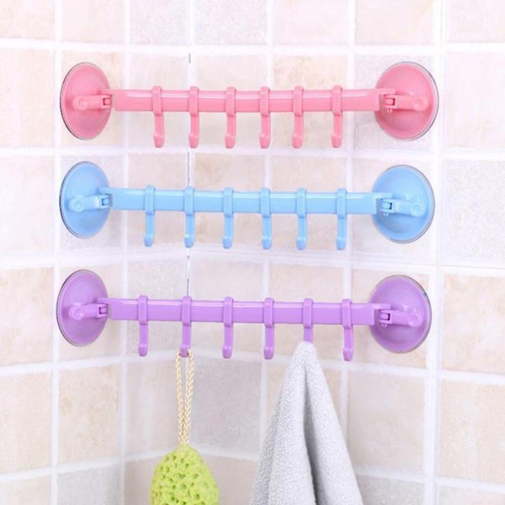 Buy 1PC Strong Suction Cups 6 with Hook No Traces Sucker Bathroom ...