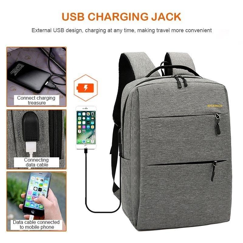 Buy Large Capacity External USB Charging Interface Backpack, Waterproof ...
