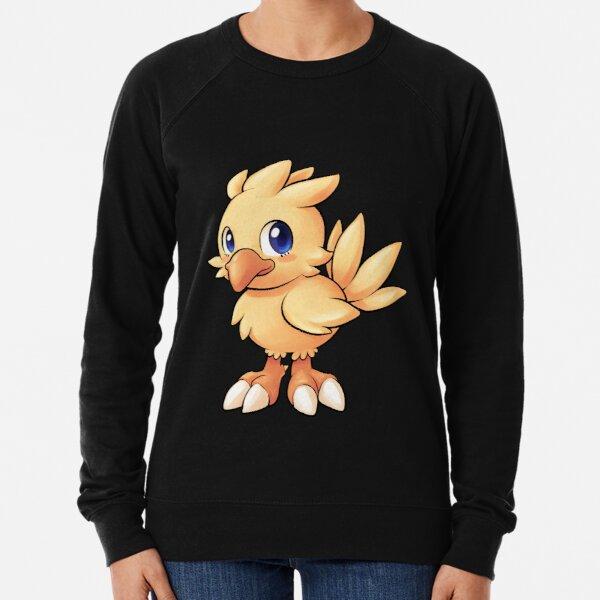 Buy Black Women Sweatshirt Chocobo Printing Hoodie Sweatshirt High Neck ...