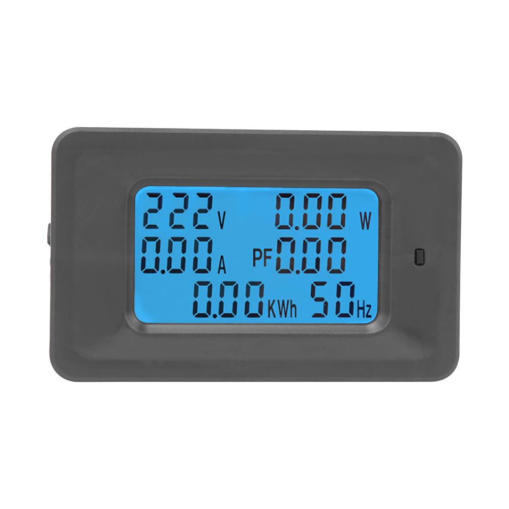 6 in 1 Digital LCD Meter Voltage 110-250V Current 100A Power Monitor ...