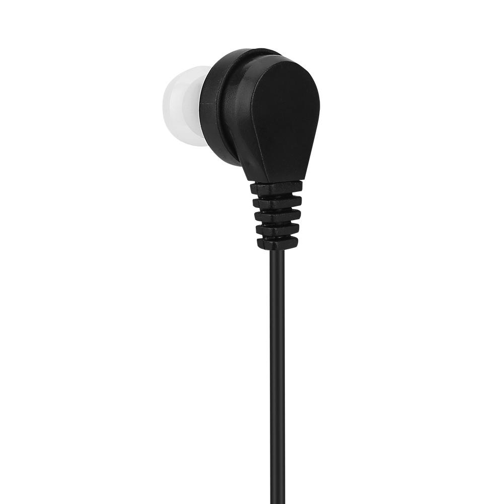 3.5mm Mono Listen Only Acoustic Tube In-ear Earpiece Headset for Radios ...