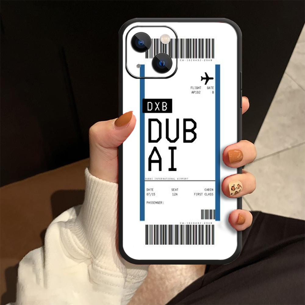 💰Köp billigt online Travel Art Air Ticket Phone Case Cover Cell For ...