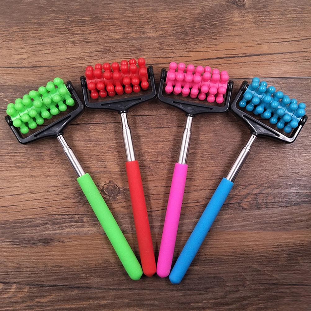 Buy Handle Massage Roller Retractable Stainless Steel Muscle Roller ...