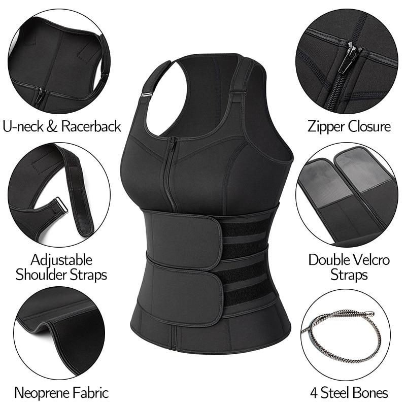 Buy Waist Trainer Vest Overbust Corsets for Women Weight Loss Body ...