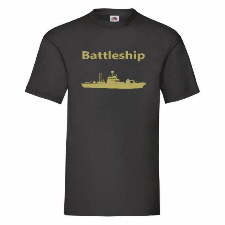 Buy Battleship T Shirt Small 5Xl 16 Different Colours Tee Men Soft Cute ...