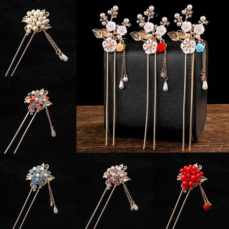 Buy 1PC Tassel Hair Sticks Hair Styling Tools Women Hairpin Hair ...