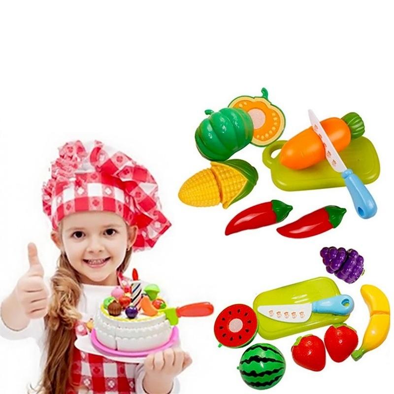 Buy 1 Set Colorful Fruit Reusable Role Play Fruit / Vegetable Food ...